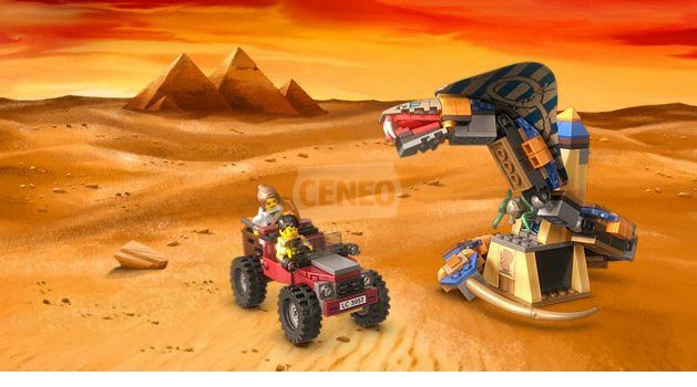 LEGO Pharaoh's Quest 7325 Cursed Cobra Statue - Ceny i opinie - Ceneo.pl