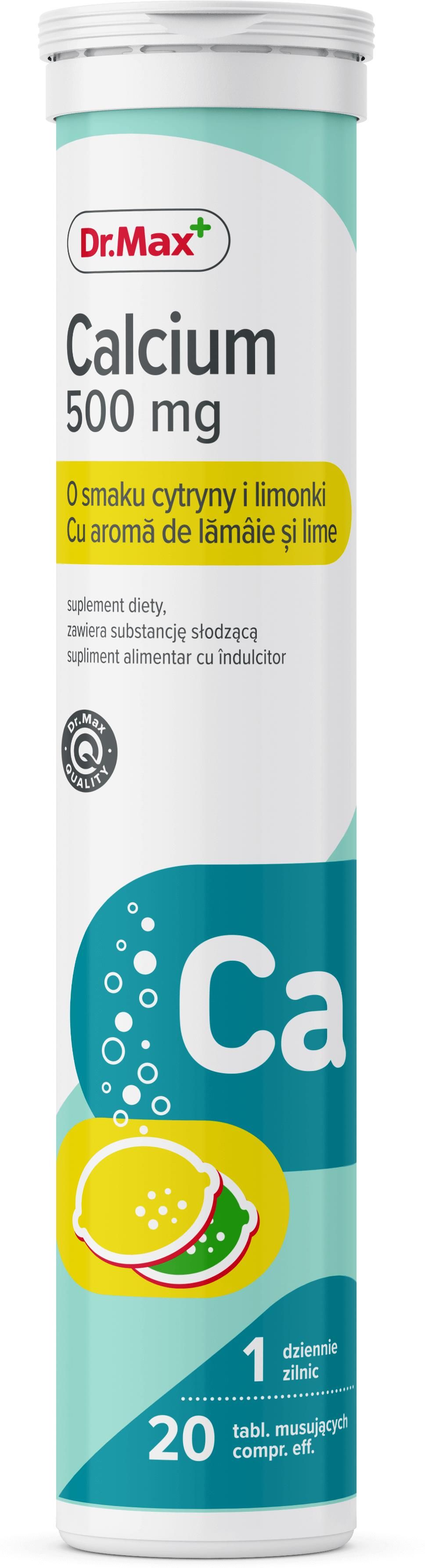 Calcium Dr.Max 20 tabl musujących - Opinie i ceny na Ceneo.pl