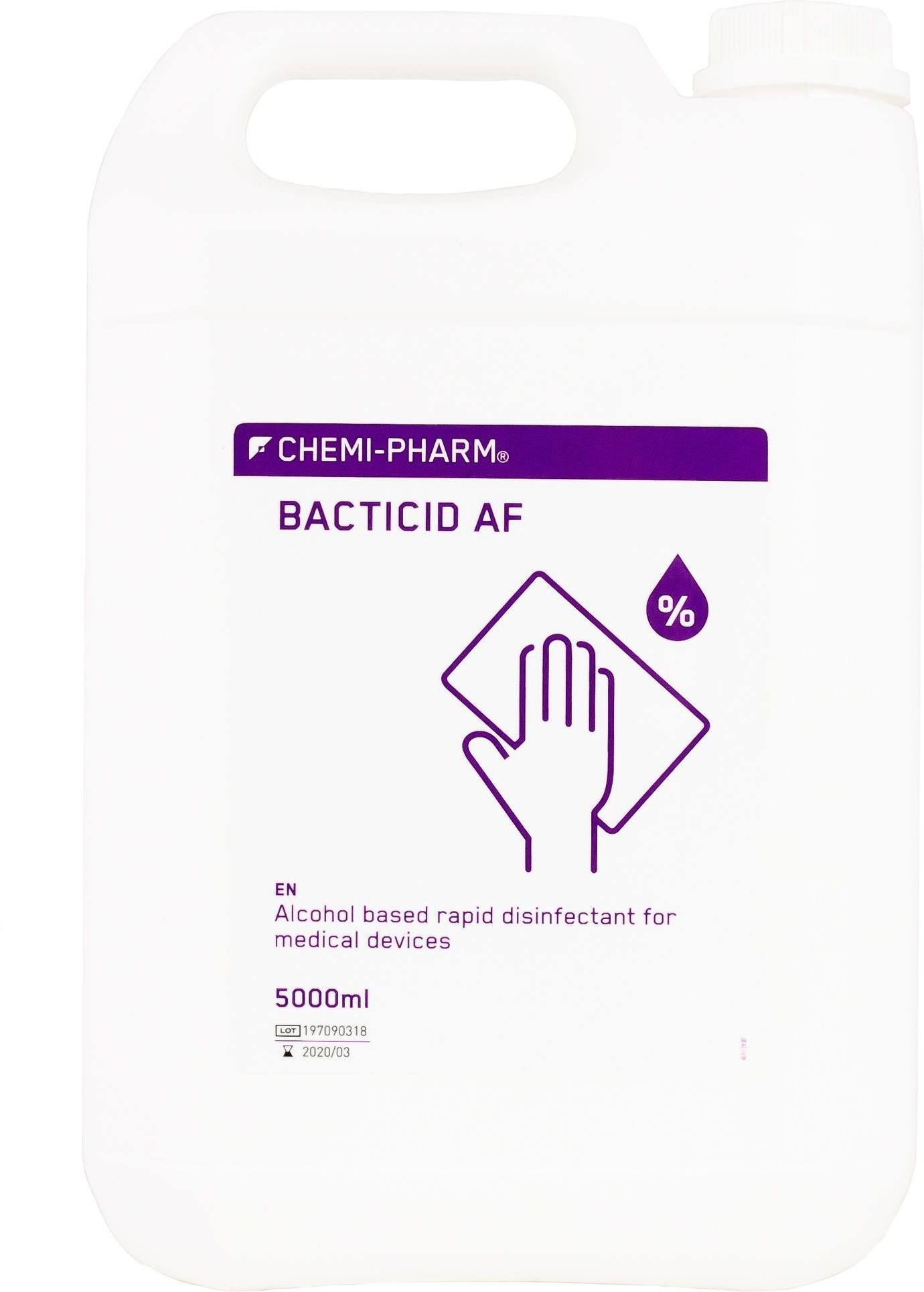 Płyn Do Dezynfekcji Powierzchni Bacticid Af 5L - Opinie i ceny na Ceneo.pl