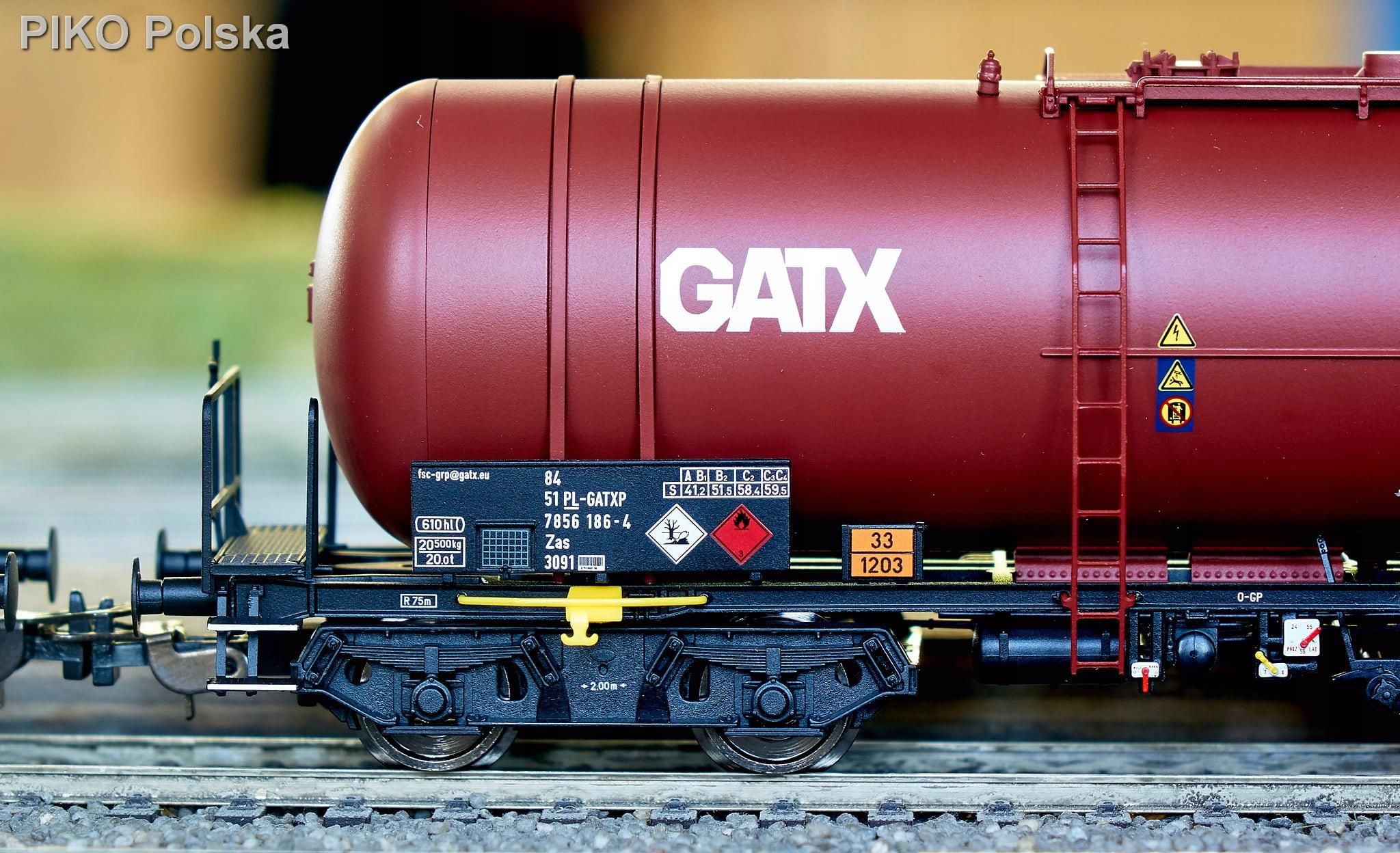 WAGON TOWAROWY CYSTERNA ZAS GATX PKP PIKO 58384-B - Ceny i opinie ...