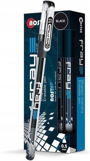 Długopis Fray Clear ścieralny czarny12szt - Literatura popularnonaukowa ...