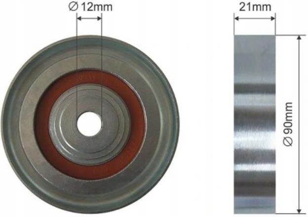 Mechanizm rozrządu ROLKA NAPINACZA PASKA TOYOTA COROLLA VERSO 99-09 ...