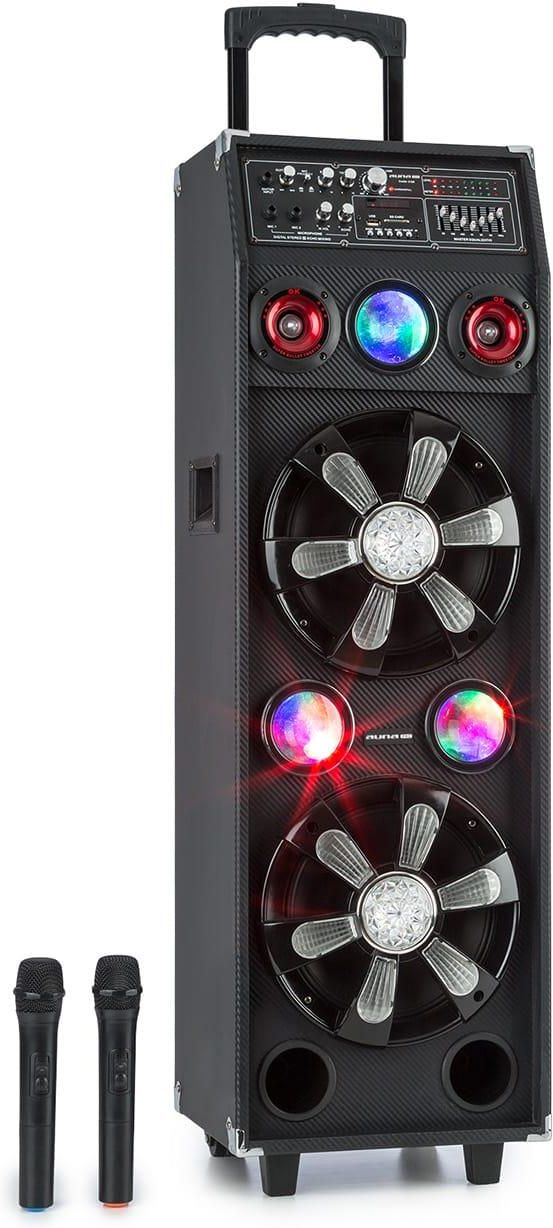 Auna Pro DisGo Box 2100, system PA, 100 W RMS, BT, gniazdo SD, LED, USB ...
