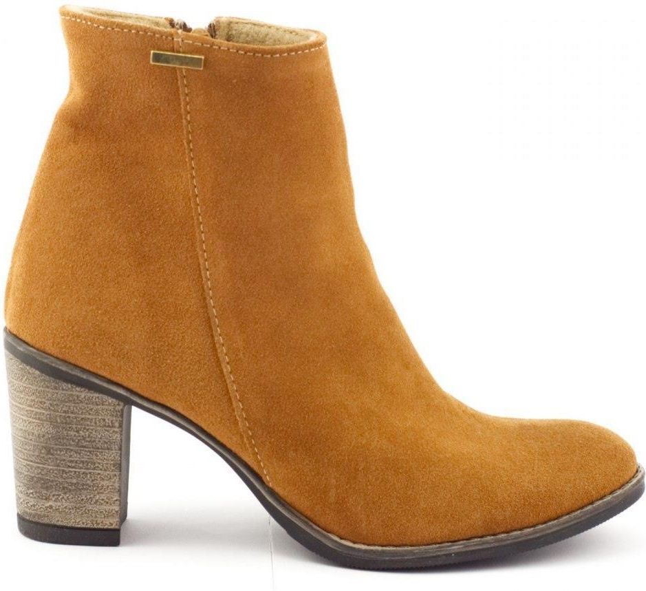 Botki na obcasie SARA Rude - Rudy - Ceny i opinie - Ceneo.pl