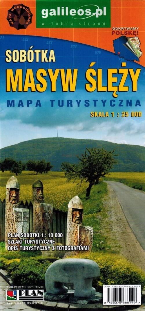 Masyw Ślęży, Sobótka. Mapa turystyczna, 1:25 000 - Ceny i opinie - Ceneo.pl