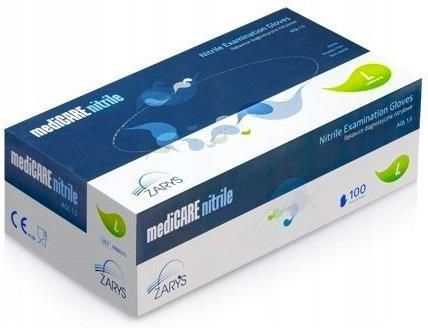 Zarys Rękawice Nitrylowe Bezpudrowe Medyczne Rozm. L - Ceny i opinie ...