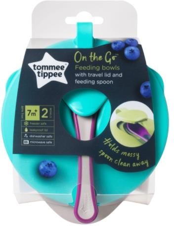 Mayborn Group Tommee Tippee Miseczka Z Pokrywką I Łyżeczką Oraz ...