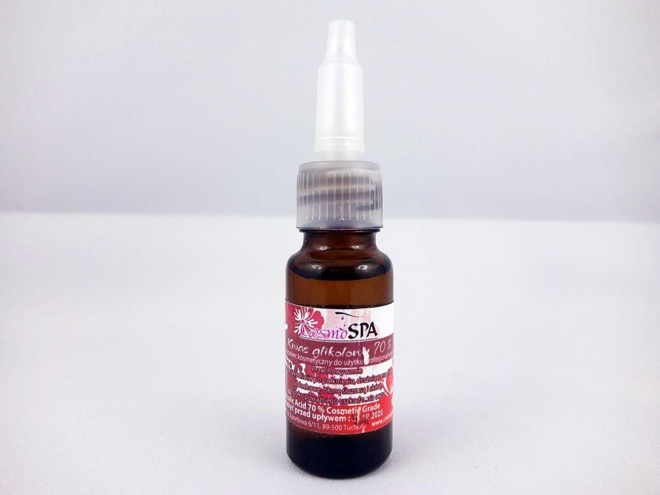 Cosmo Spa Kosmetyczny Kwas Glikolowy 70 % 15 Ml - Opinie i ceny na Ceneo.pl