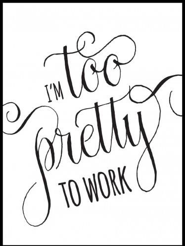 4ROOMS PLAKAT, I AM TOO PRETTY - Opinie i atrakcyjne ceny na Ceneo.pl