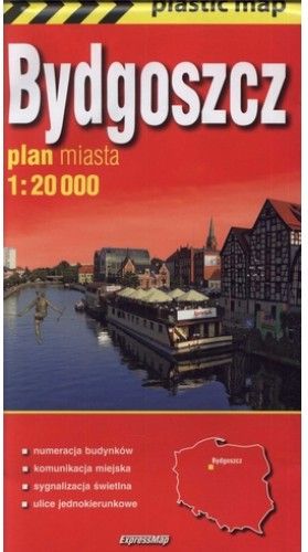 Bydgoszcz mapa foliowana 1:20 000 Expressmap - Ceny i opinie - Ceneo.pl