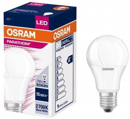 Osram Żarówka Led 9W E27 806Lm A60 Ciepło Biała Dim (LEDPCLA60D) - Opinie i atrakcyjne ceny na ...