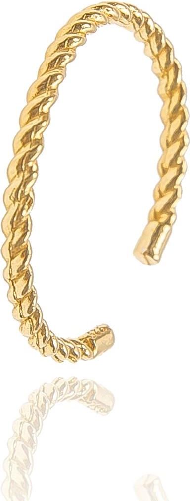 Luo Pierścionek Srebrny Pozłacany Splot Sznurek (P01) - Ceny i opinie ...