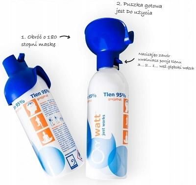 Oxywatt Tlen Inhalacyjny W Puszce 95% 5L - Ceny i opinie - Ceneo.pl