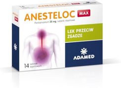 Anesteloc Max 20mg 14 tabletek dojelitowych - Opinie i ceny na Ceneo.pl