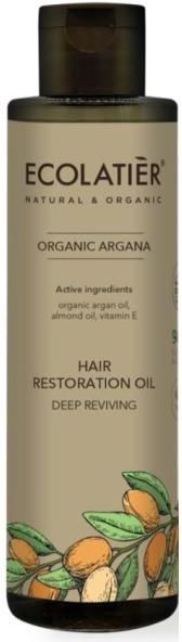 Ecolatier Olejek Do Włosów Głęboka Regeneracja Organic Argana Hair Restoration Oil 200ml ...