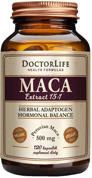 Kapsułki Doctor Life Maca Extract 15:1 120 szt. - Opinie i ceny na Ceneo.pl