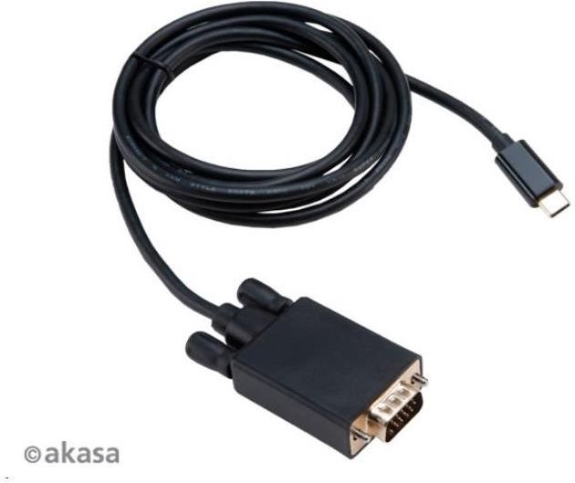 AKASA ADAPTER USB TYPE-C - VGA (AKCBCA1718BK) - Opinie i ceny na Ceneo.pl