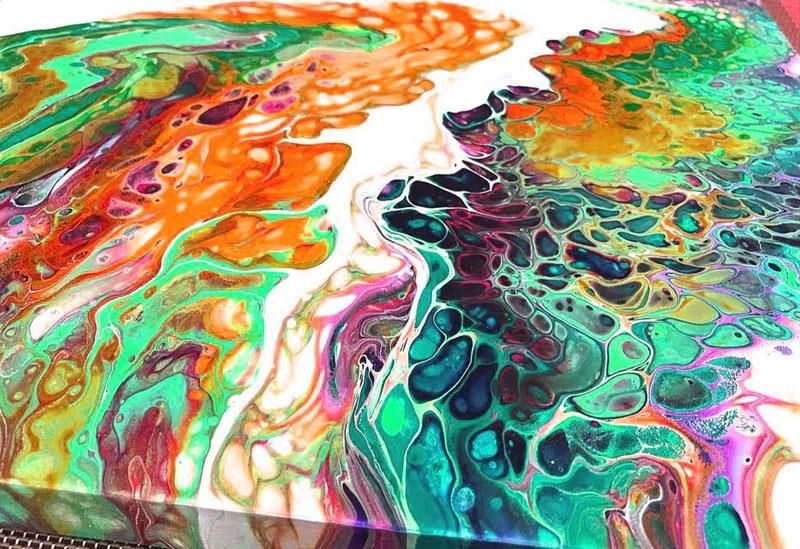 WYLEWANE OBRAZY! ACRYLIC POURING! FLOETROL 2,5L - Ceny i opinie - Ceneo.pl