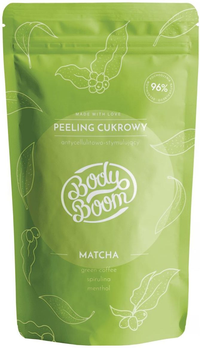 Bielenda Body Boom Peeling Cukrowy Matcha Antycellulitowo Stymulujący ...