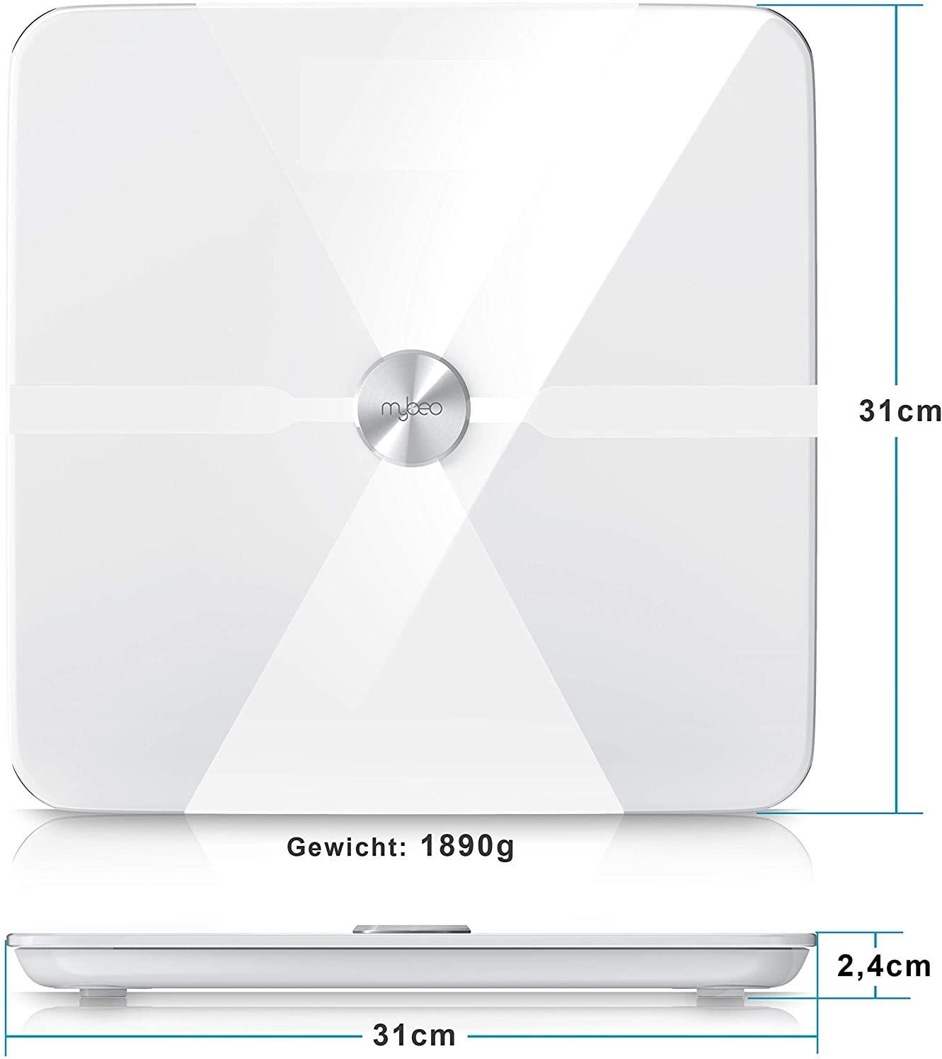 Outlet dla domu Produkt z outletu: Waga łazienkowa MYBEO 303373 - Ceny ...