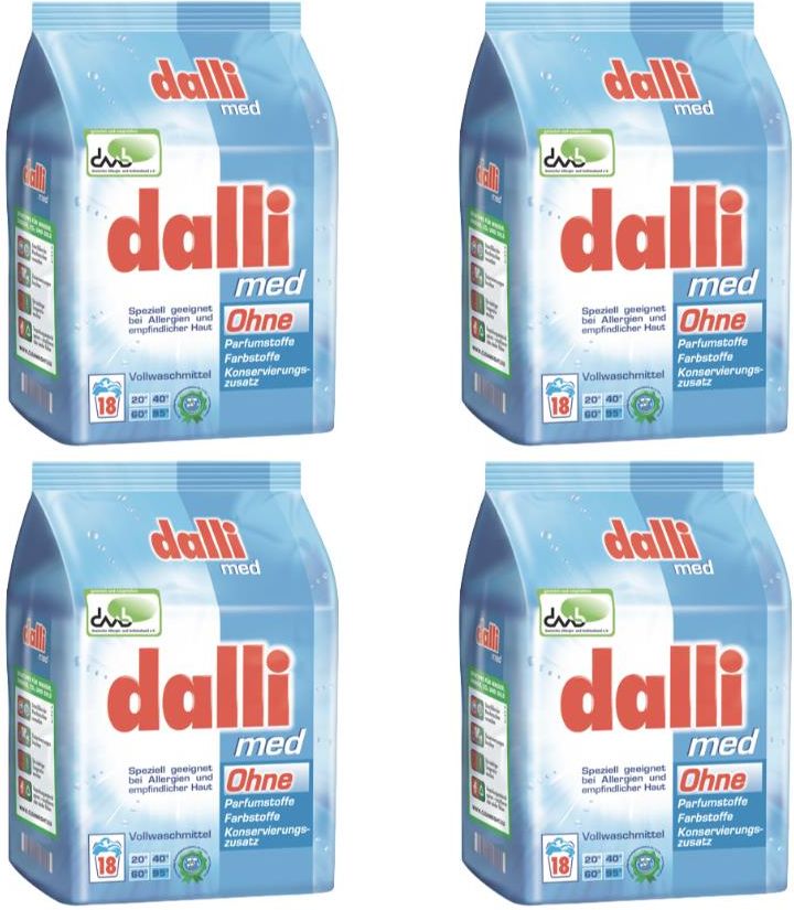 Dalli Proszek Do Prania Dalli Med 1,215Kg 18 Prań X4 - Opinie i ...