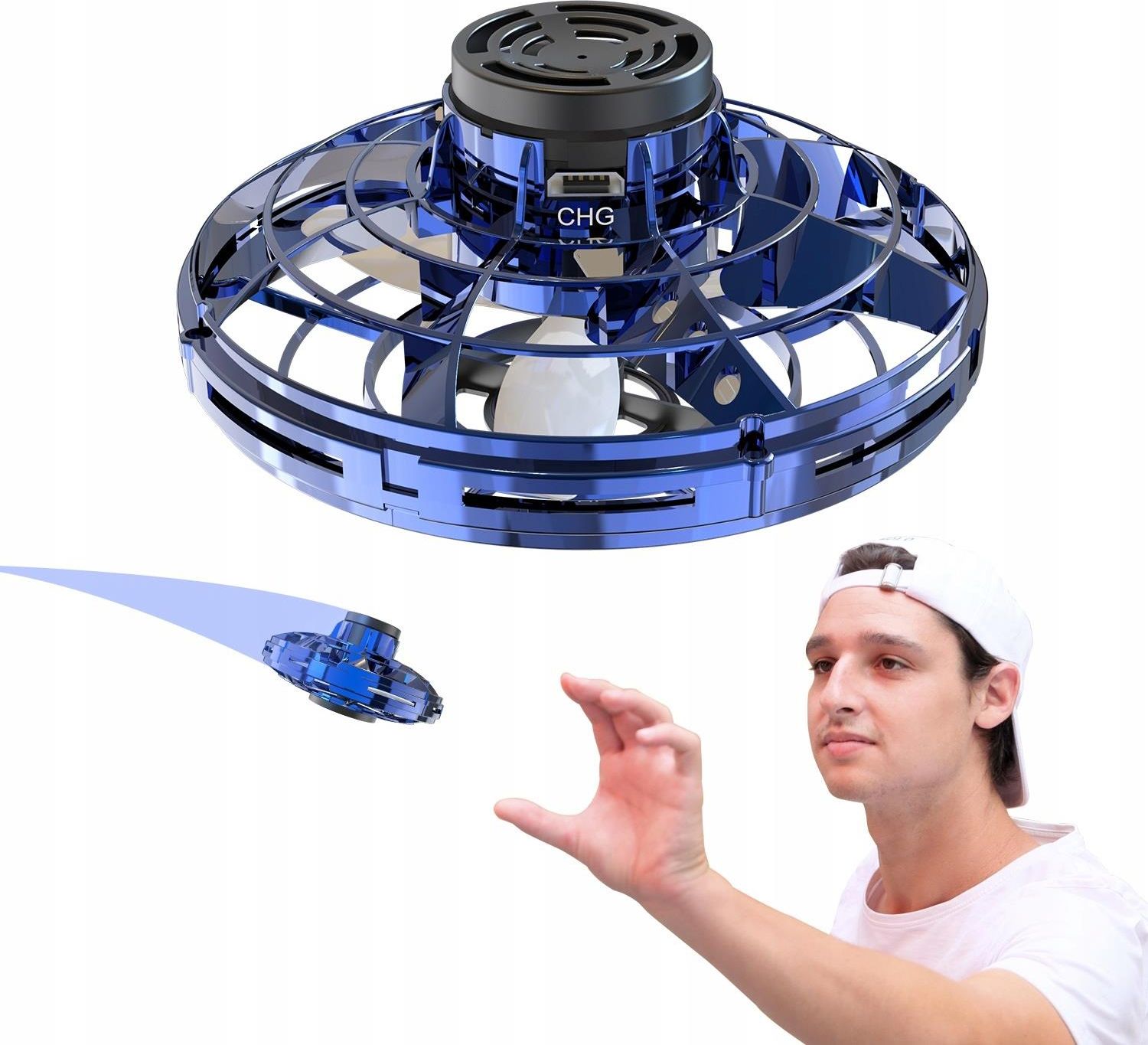 FLYNOVA FLYNOVA LATAJĄCY FIDGET SPINNER DRON UFO LED FLYNOVA - Gadżety ...