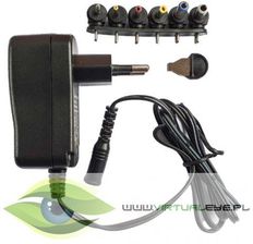 Espe Zasilacz Wtyczkowy 3-12V 1A 1M 3V 4,5V 5V 6V 7,5V 9V 12Vdc Regulowany - Akcesoria do ...