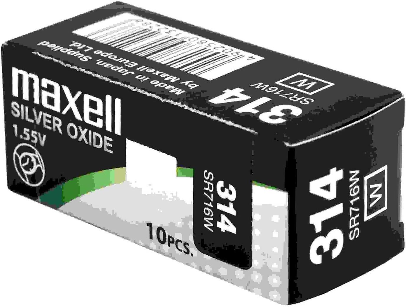 MAXELL 10X BATERIA SREBROWA SR 716 W 314 - Ceny i opinie na Ceneo.pl