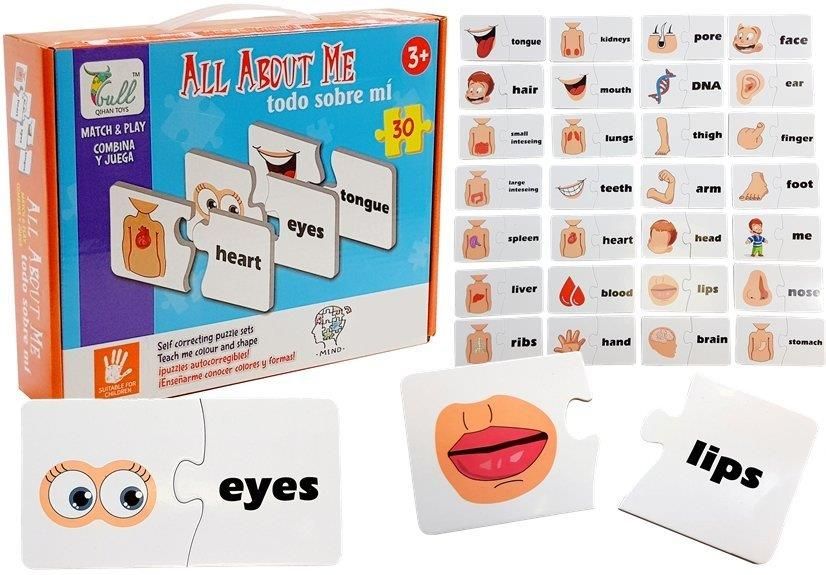 Lean Puzzle Edukacyjne Nauka Części Ciała 30El. - Ceny i opinie - Ceneo.pl