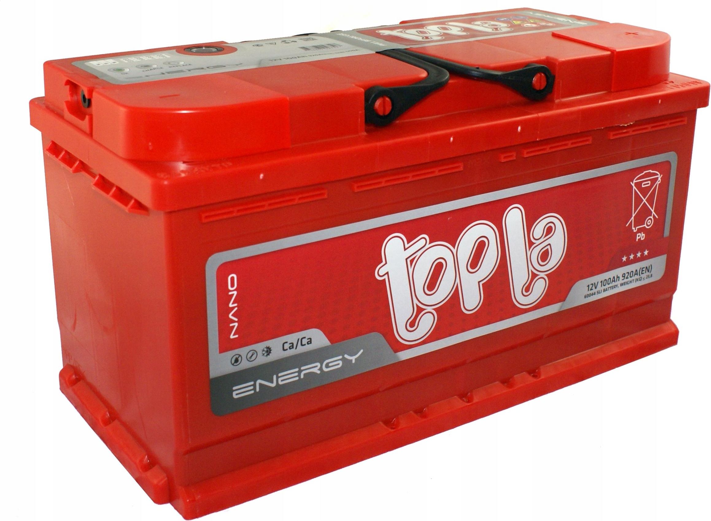 AKUMULATOR 100AH 900A P+ TOPLA ENERGY 353X175X190 108400 - Opinie i ...