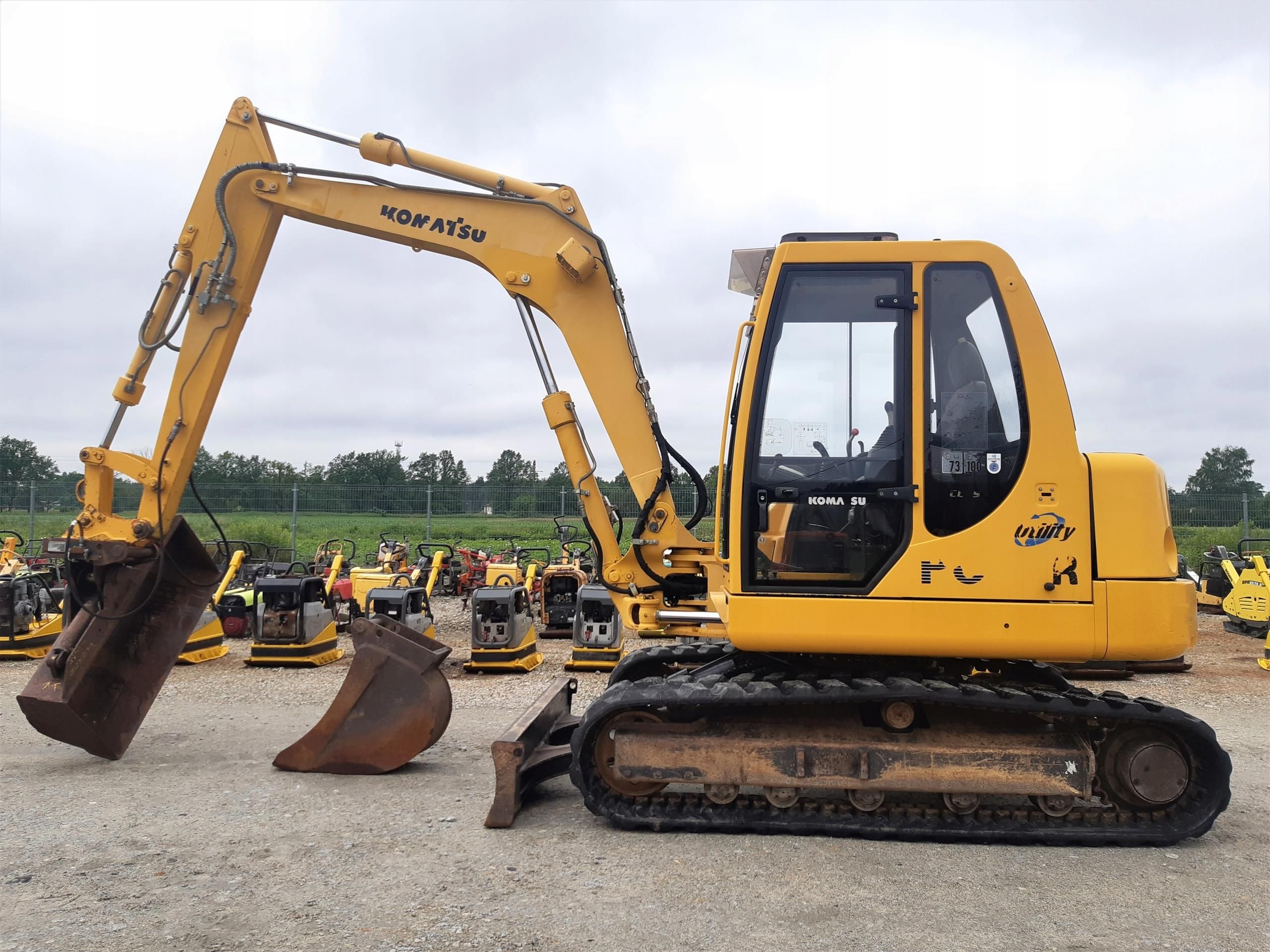 Minikoparka KOMATSU PC 75 /7,5 T Koparka, Terex Cat - Opinie i ceny na ...