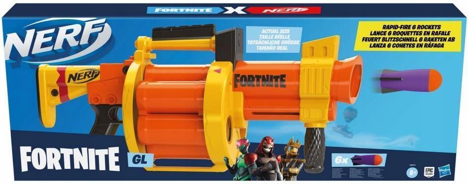 Hasbro Nerf Fortnite GL + 6 rakiet E8910 - Ceny i opinie - Ceneo.pl