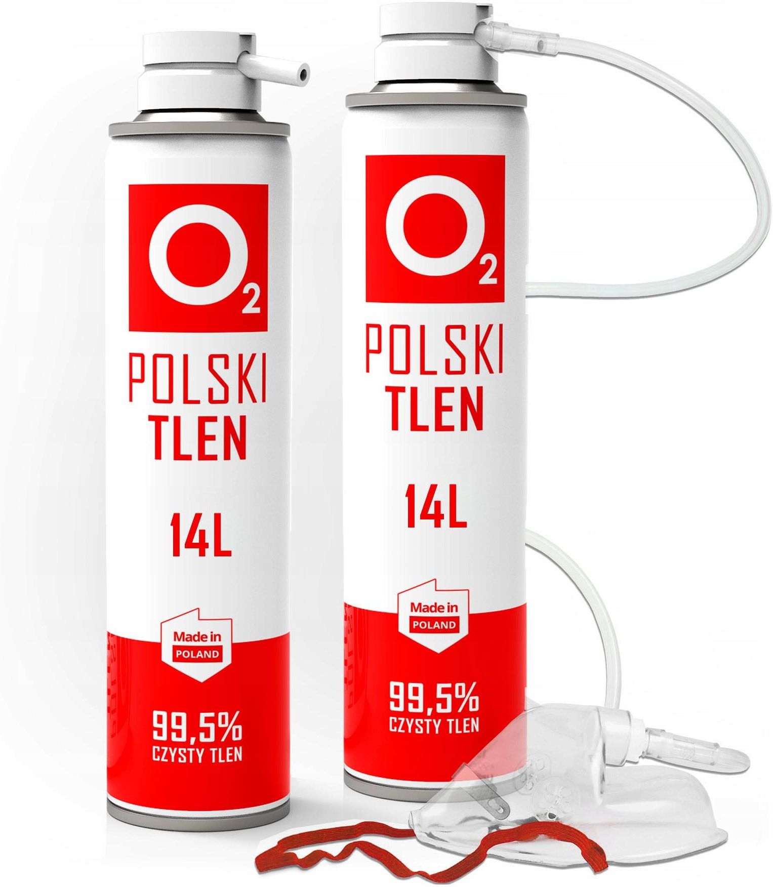 Tlen Inhalacyjny W Puszce 99,5% 2X14L 28L Maska - Ceny i opinie - Ceneo.pl
