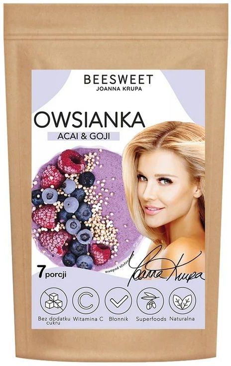 Beesweet Owsianka acai&goji 420g - Ceny i opinie - Ceneo.pl