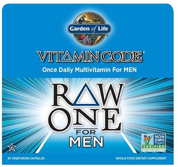 Garden of Life Vitamin Code RAW ONE Multiwitaminy dla Mężczyzn 30 vkaps ...