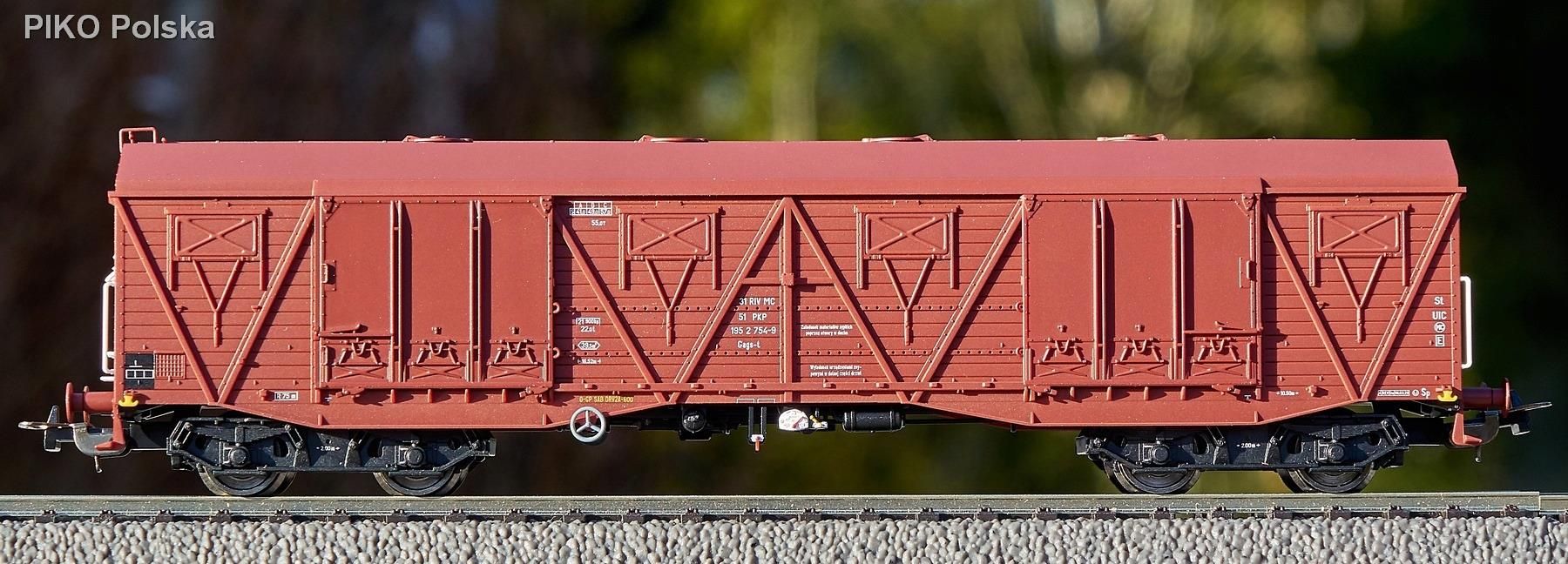 PIKO WAGON TOWAROWY KRYTY GAGS-T 401K PKP 58470 - Ceny i opinie - Ceneo.pl