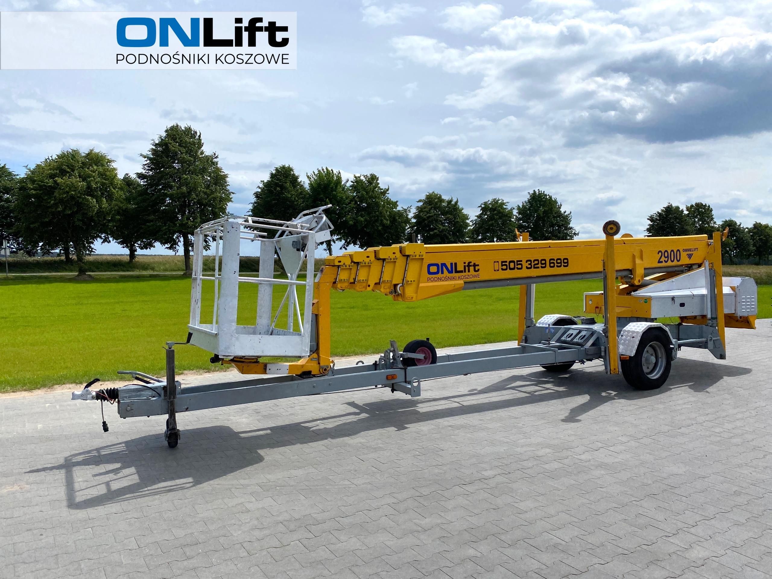 Podnośnik koszowy na przyczepie-OMME 2900E- ONLift - Opinie i ceny na ...