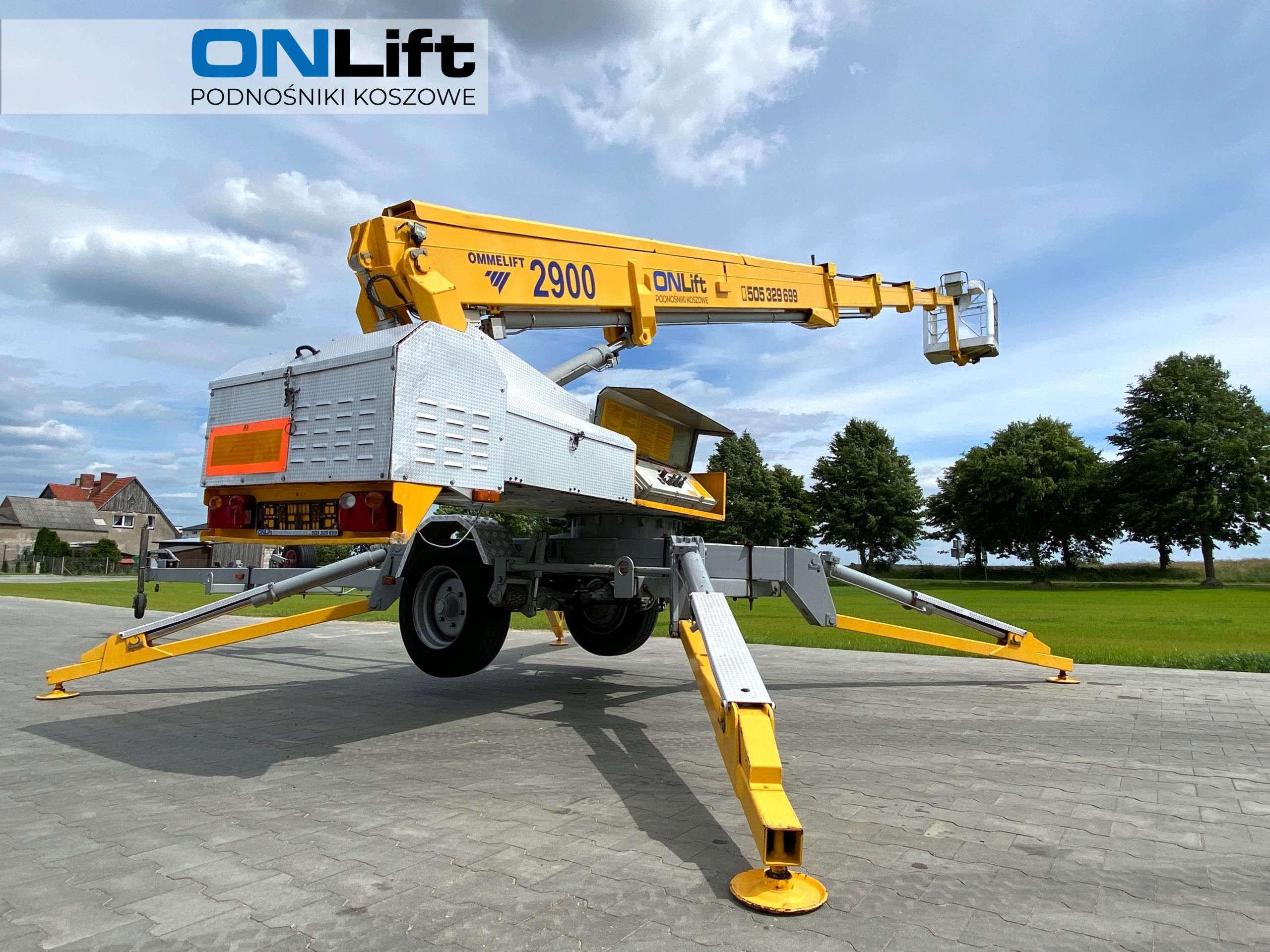 Podnośnik koszowy na przyczepie-OMME 2900E- ONLift - Opinie i ceny na ...