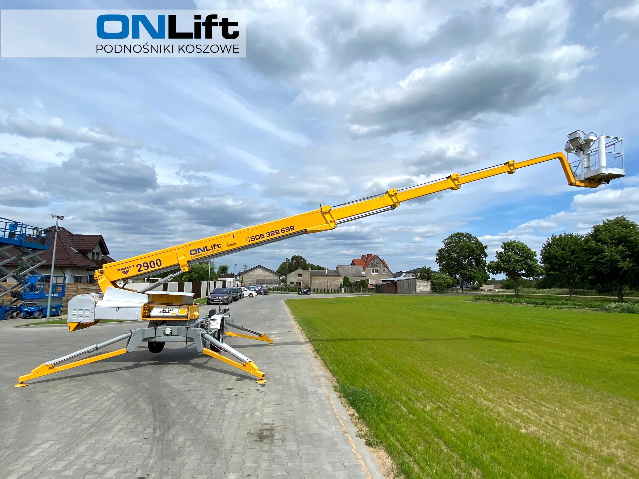 Podnośnik koszowy na przyczepie-OMME 2900E- ONLift - Opinie i ceny na ...