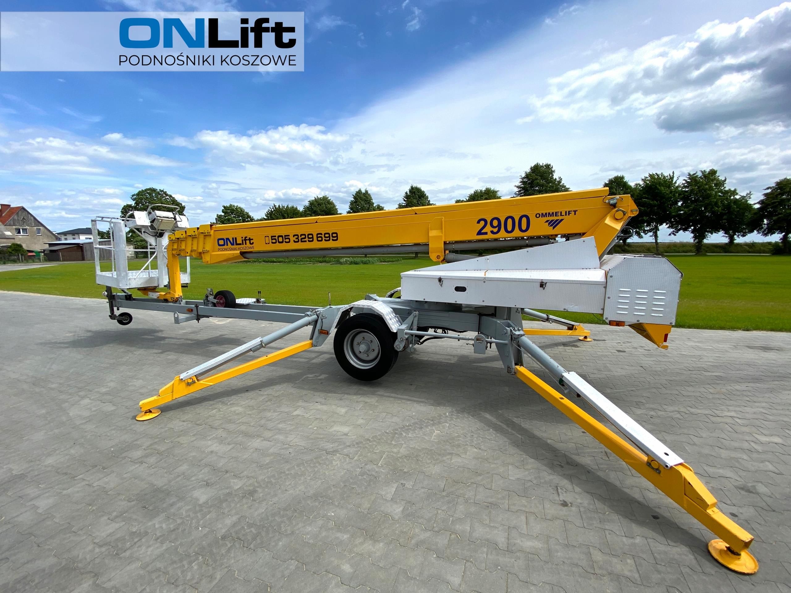 Podnośnik koszowy na przyczepie-OMME 2900E- ONLift - Opinie i ceny na ...