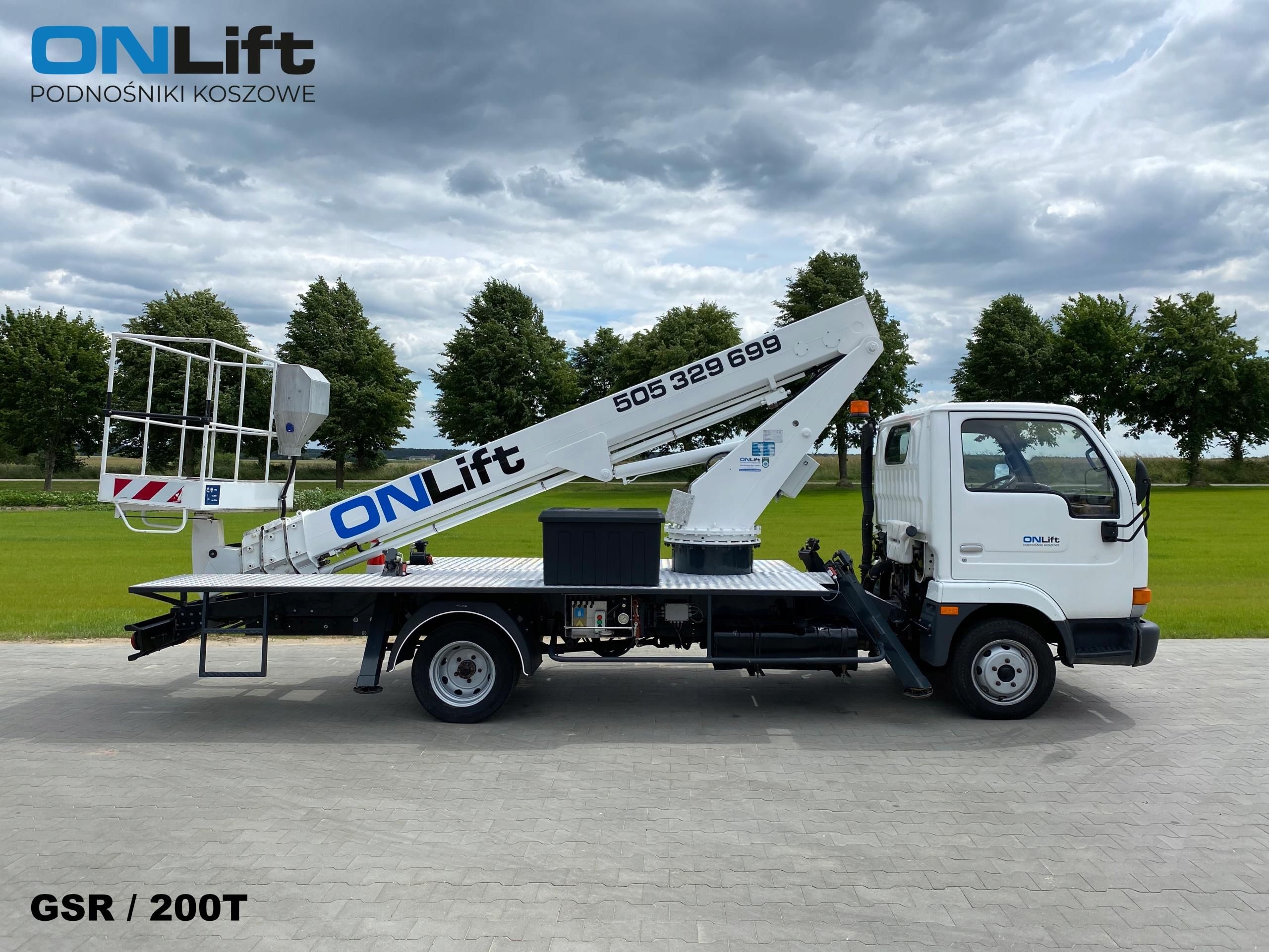 Podnośnik koszowy, zwyżka - GSR 200T -ONLift - Opinie i ceny na Ceneo.pl