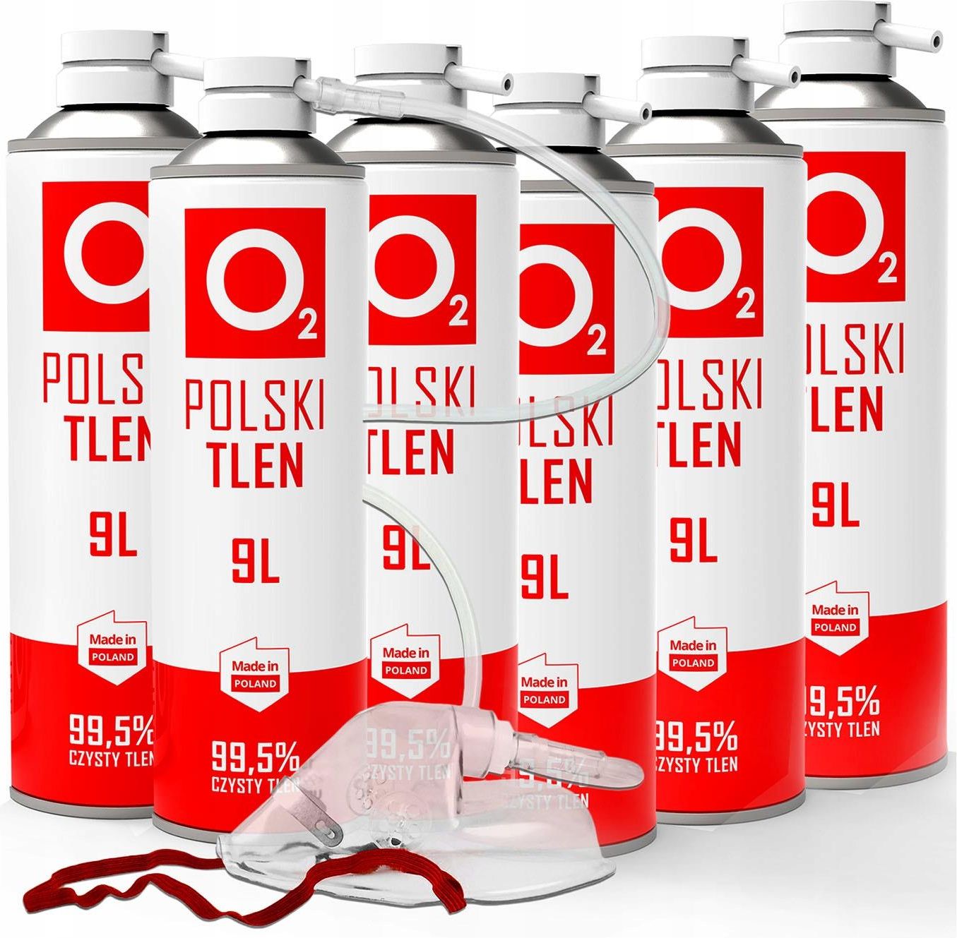 Tlen Inhalacyjny W Puszce 99,5% 6X9L 54L + Maska - Ceny i opinie - Ceneo.pl