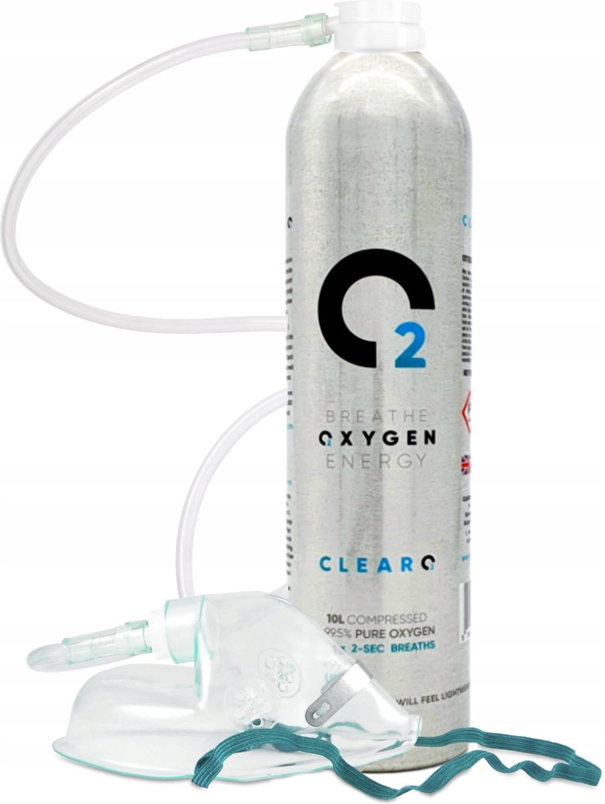 Tlen Inhalacyjny w puszce 99,5% 10L + Maska - Ceny i opinie - Ceneo.pl