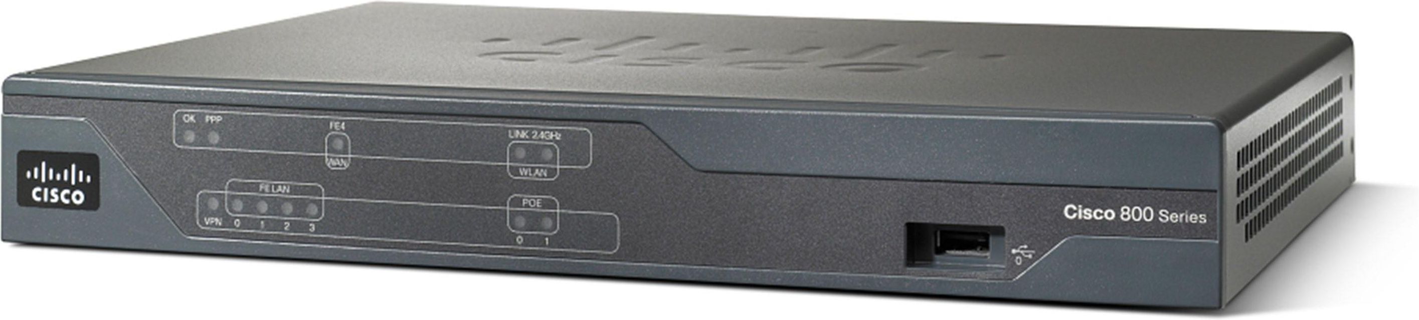 Router Cisco 888 - Ethernet WAN - Fast Ethernet - Black - Opinie i ceny ...