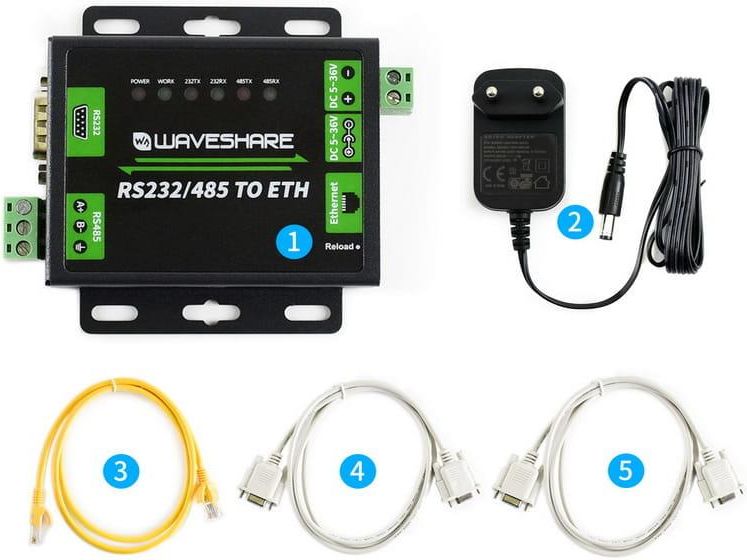 Waveshare Konwerter Rs232 Rs485 Na Ethernet - Opinie i ceny na Ceneo.pl