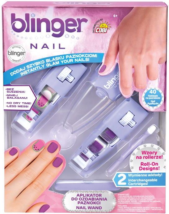 Jazwares Blinger Nail Wand Zestaw Do Ozdabiania Paznokci Arbuz I ...
