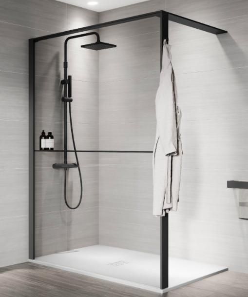 Novellini Walk-In Kaudra Hws 110x200Cm Lewa Profil Biały Mat ...