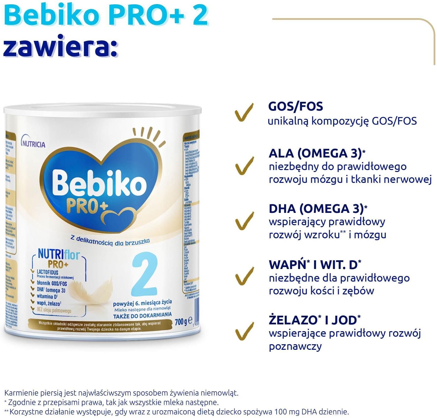 Bebiko PRO+ 2 mleko następne dla niemowląt powyżej 6. miesiąca życia ...