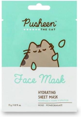 Maseczka Pusheen Face Mask Nawilżająca Maska W Płachcie 17g - Opinie i ...