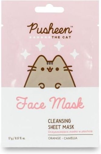 Maseczka Pusheen Face Mask Oczyszczająca Maska W Płachcie 17g - Opinie ...